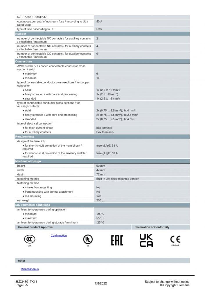 3LD3430-1TK11 technical document page 3