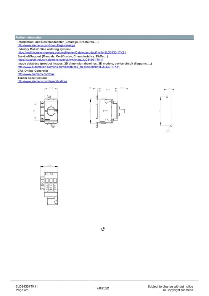 3LD3430-1TK11 technical document page 4