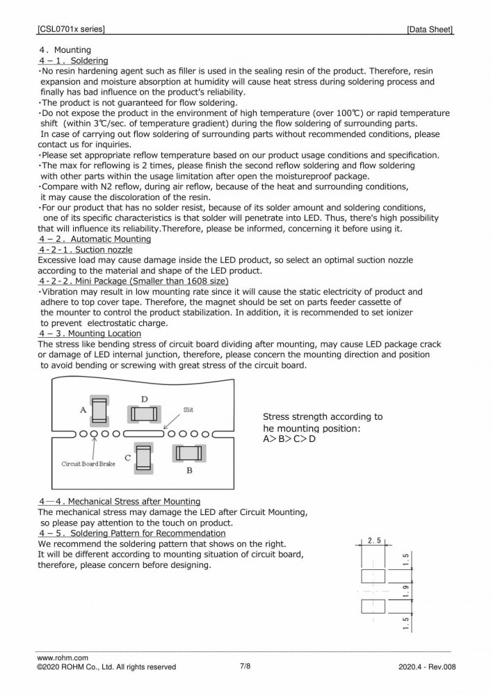 CSL0701DT5 technical document page 7