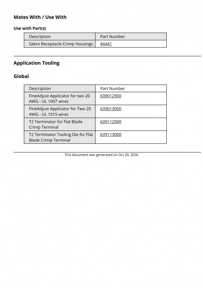 MOLEX 433745001 technical document image, page 3