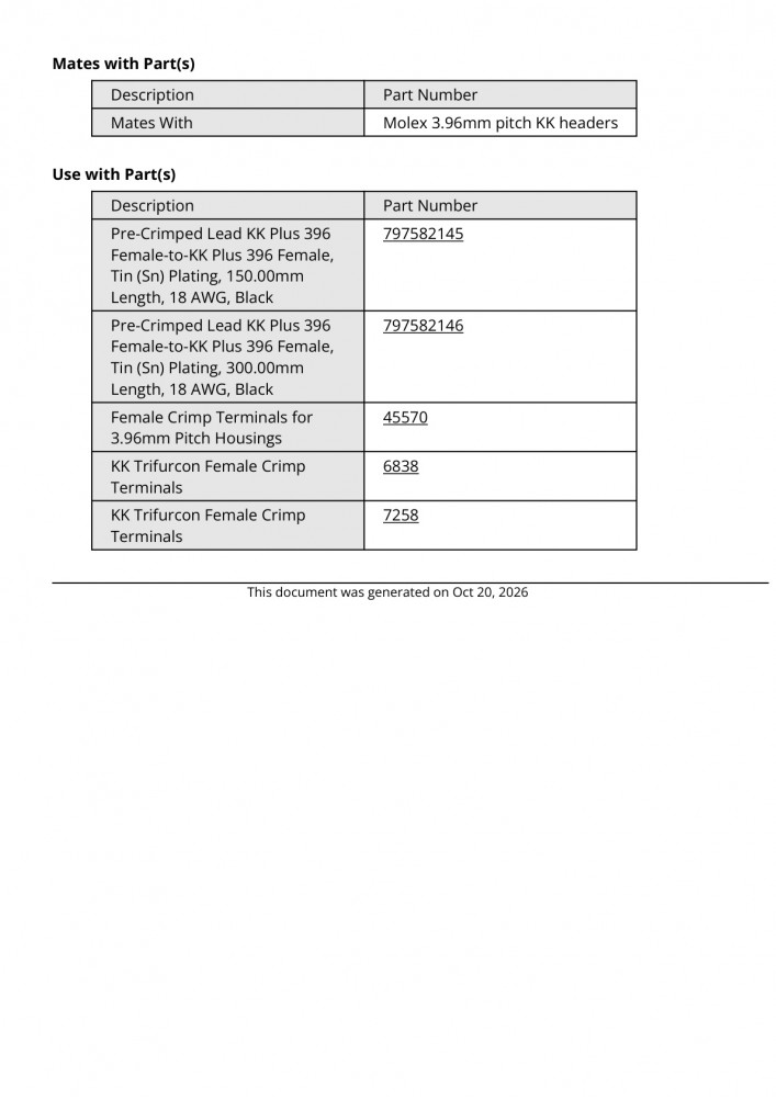 26033081 product document image, page 3