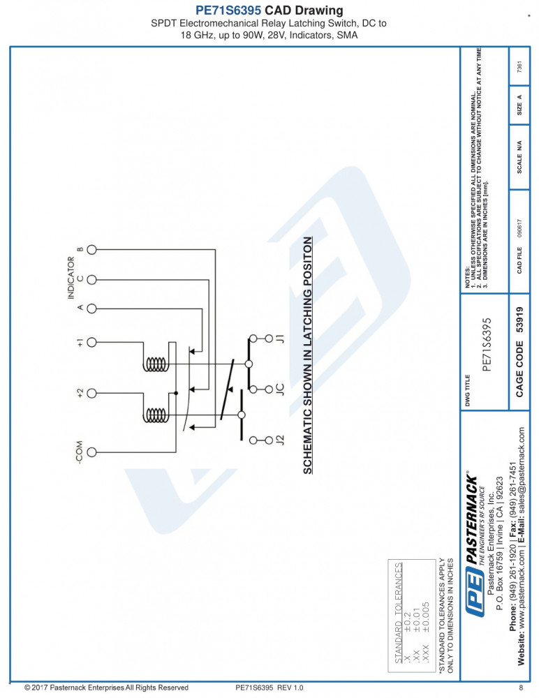 PE71S6395 technical document page 8