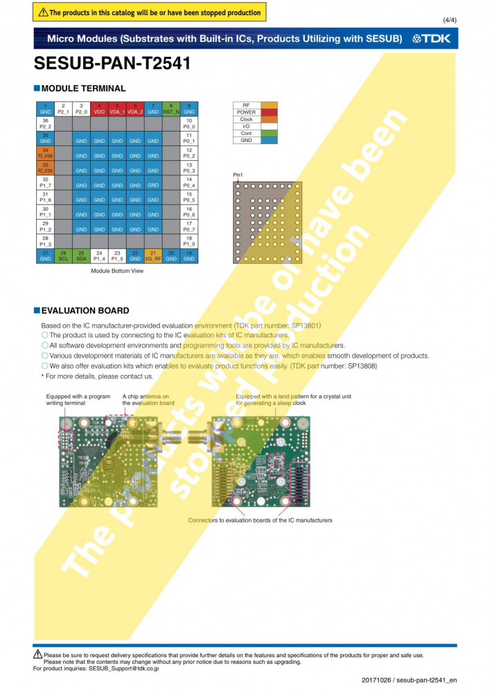 TDK SP13801 document page 4