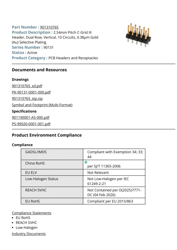 901310765 technical document page 1