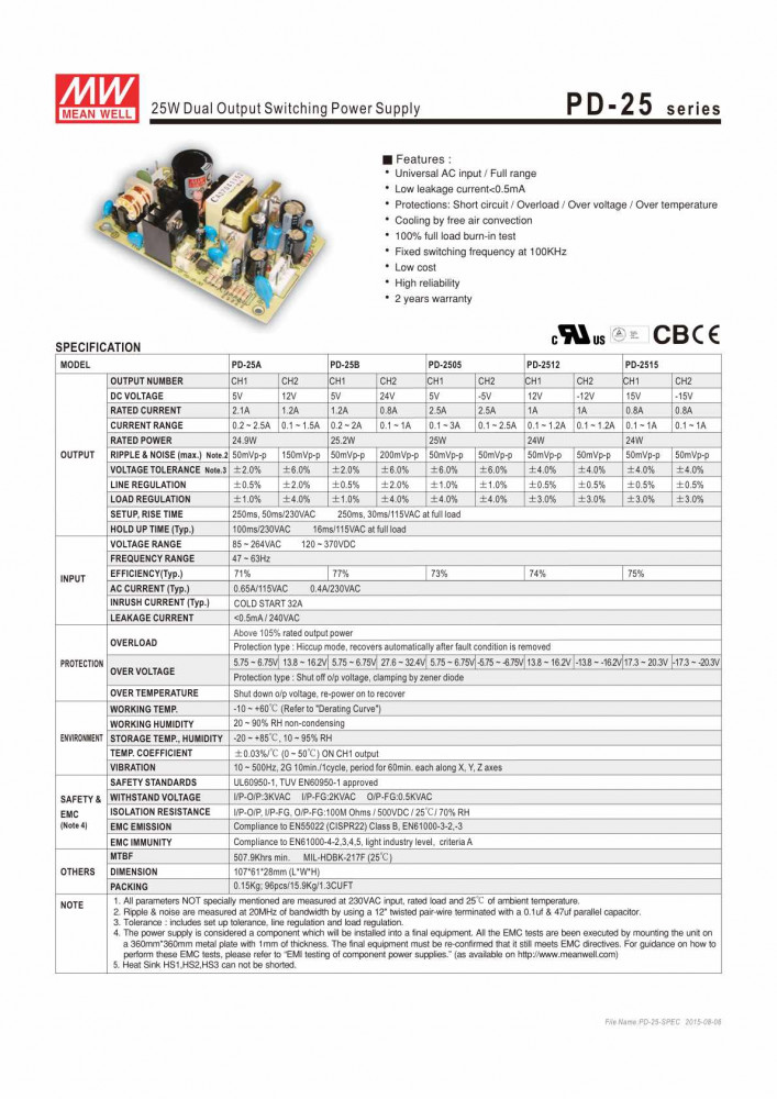TOL-14101 specification document page 1
