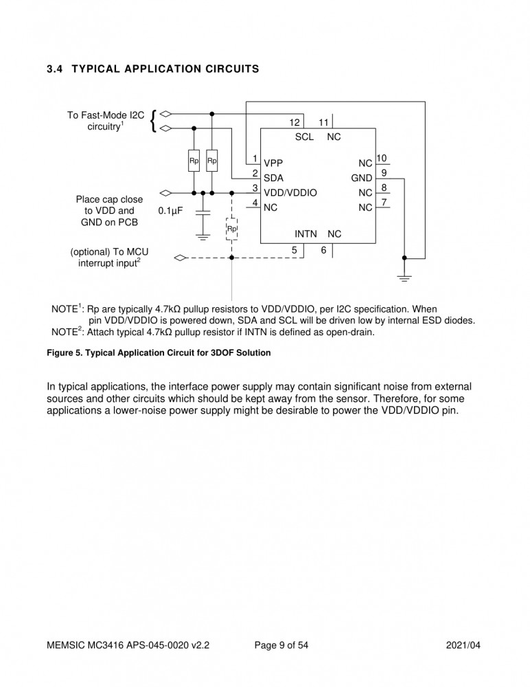 MC3416 datasheet page 9