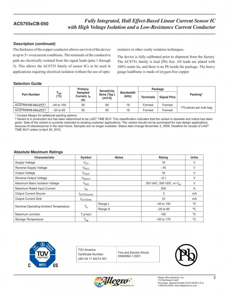 ACS755SCB-050-PFF datasheet page 3