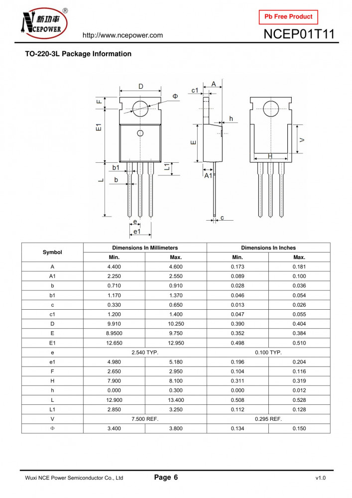 NCEP01T11 datasheet page 6