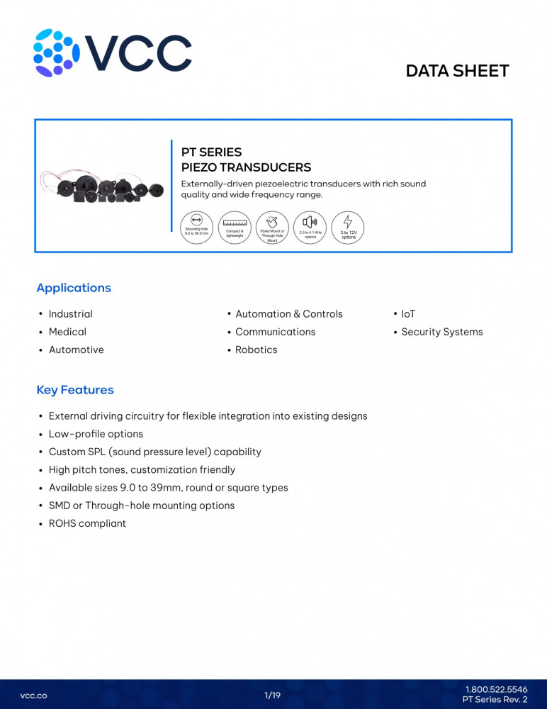 PT series document page 1