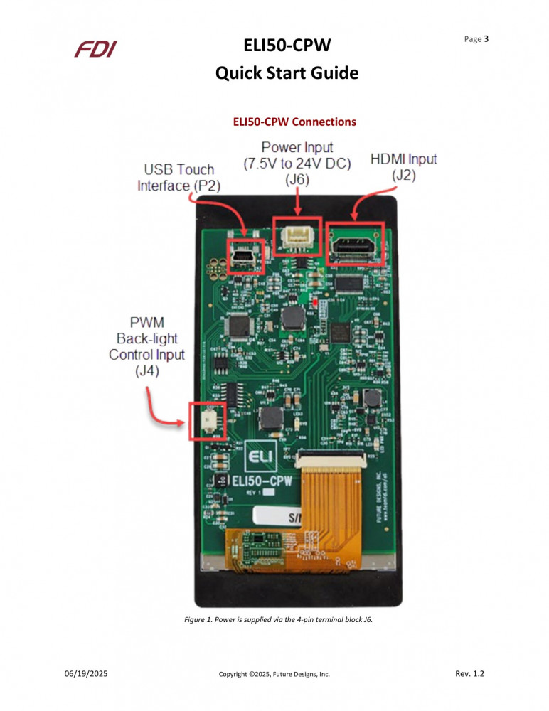 ELI50-CPW Quick Start Guide, page 3