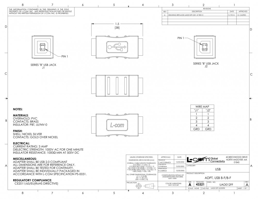 UAD012FF technical document preview