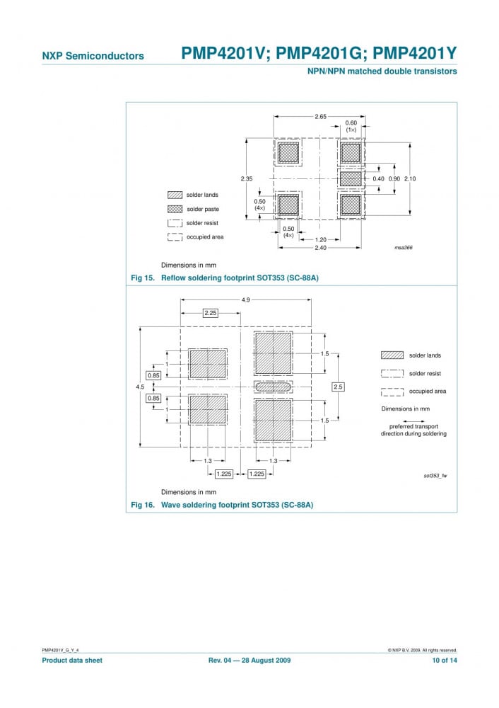 PMP4201V datasheet page 10