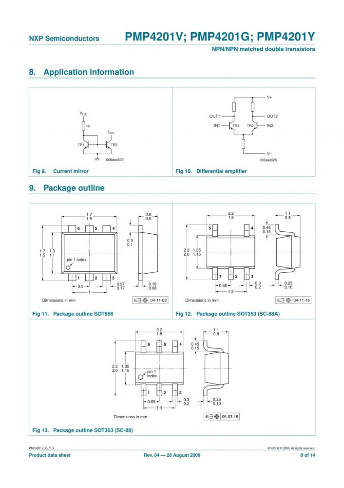 PMP4201V datasheet page 8
