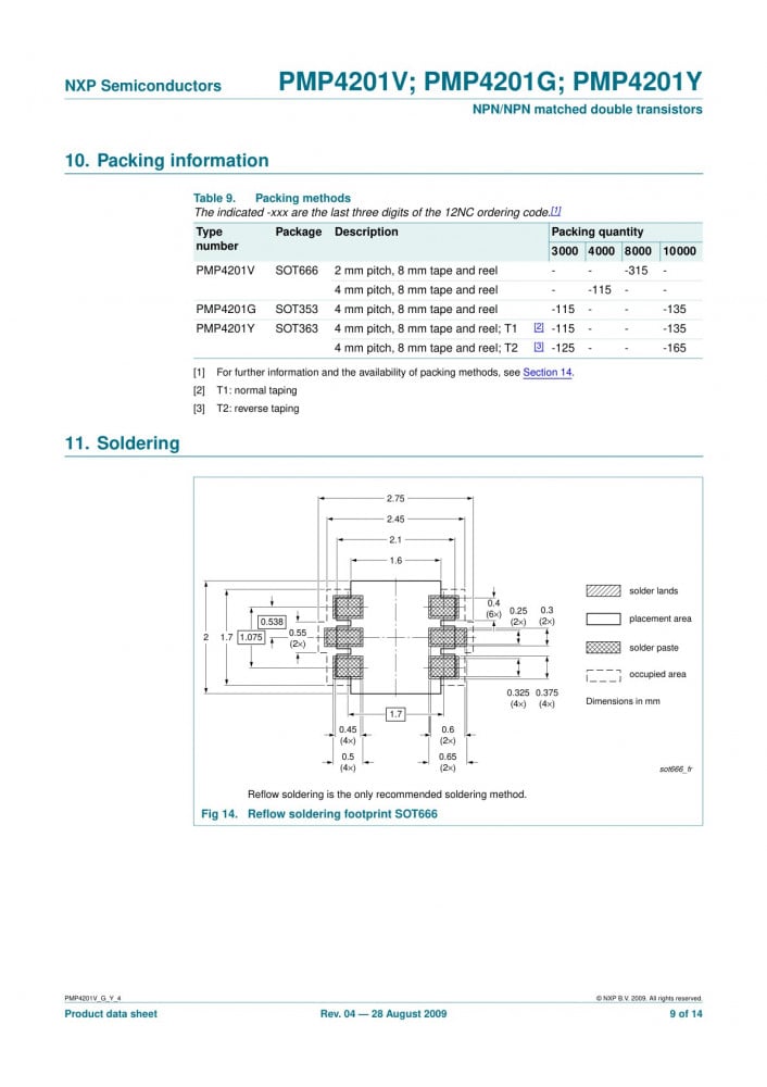 PMP4201V datasheet page 9