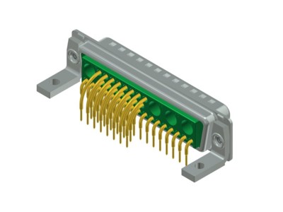 D-SUB Combination Standard • 36W4 [○••••••••••••••••••••••••••••••••○○○] • Plug • Solder pin angled .318