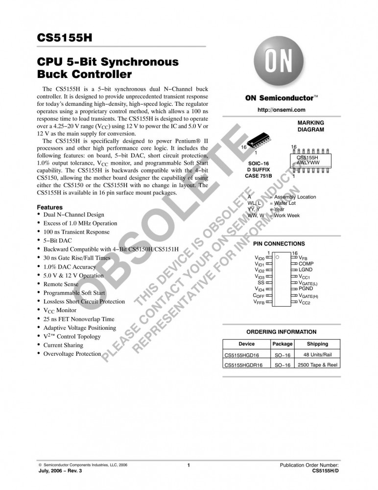 CS5155H datasheet page 2