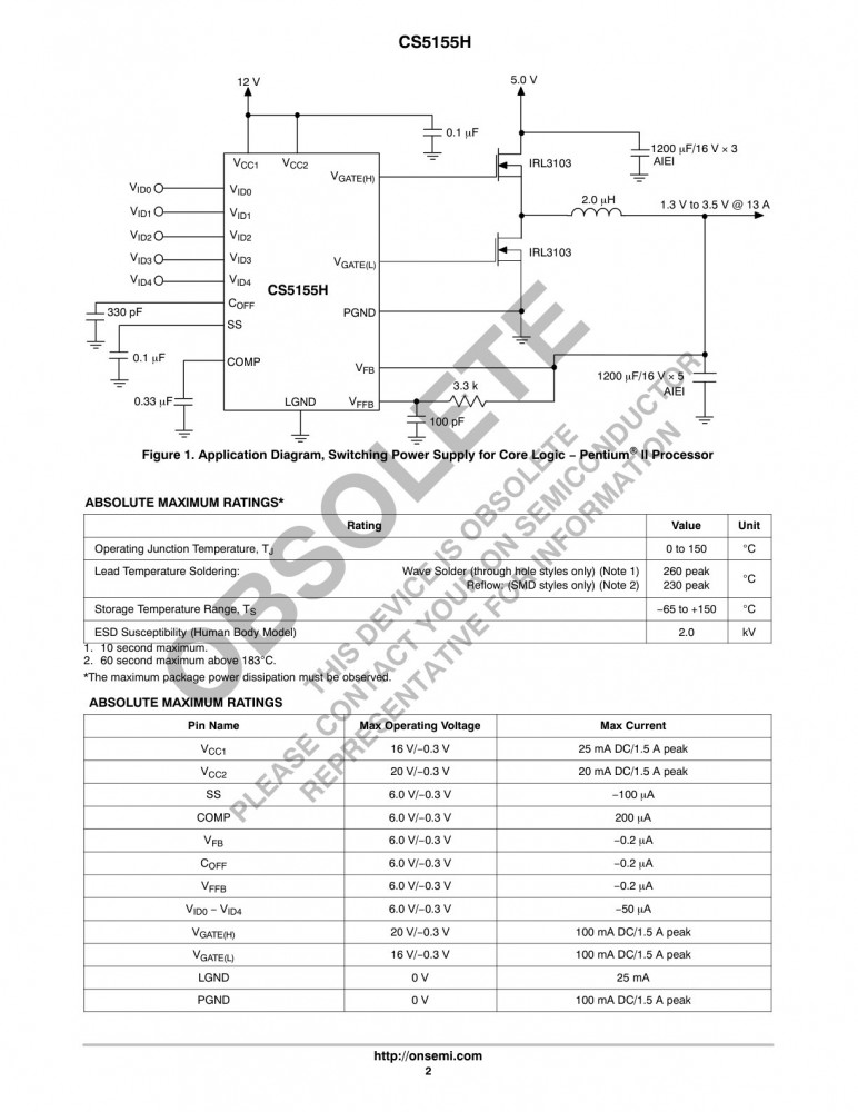 CS5155H datasheet page 3