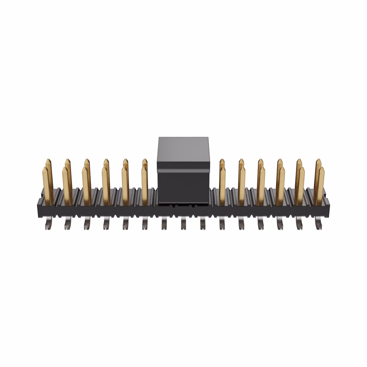 Milli-Grid Header, Vertical, Surface Mount, 30 Circuits, 0.76µm Gold (Au) Plating, Mating Pin Length 3.80mm, with Cap, Tube, Lead-Free for sale