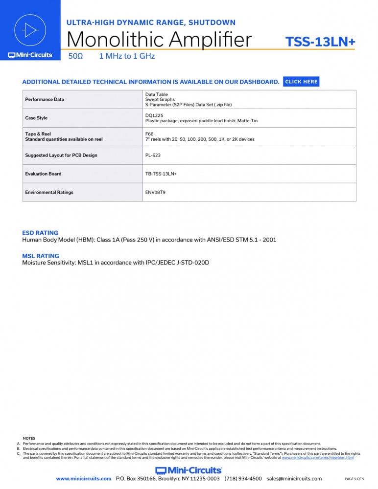 TSS-13LN+ datasheet page 5