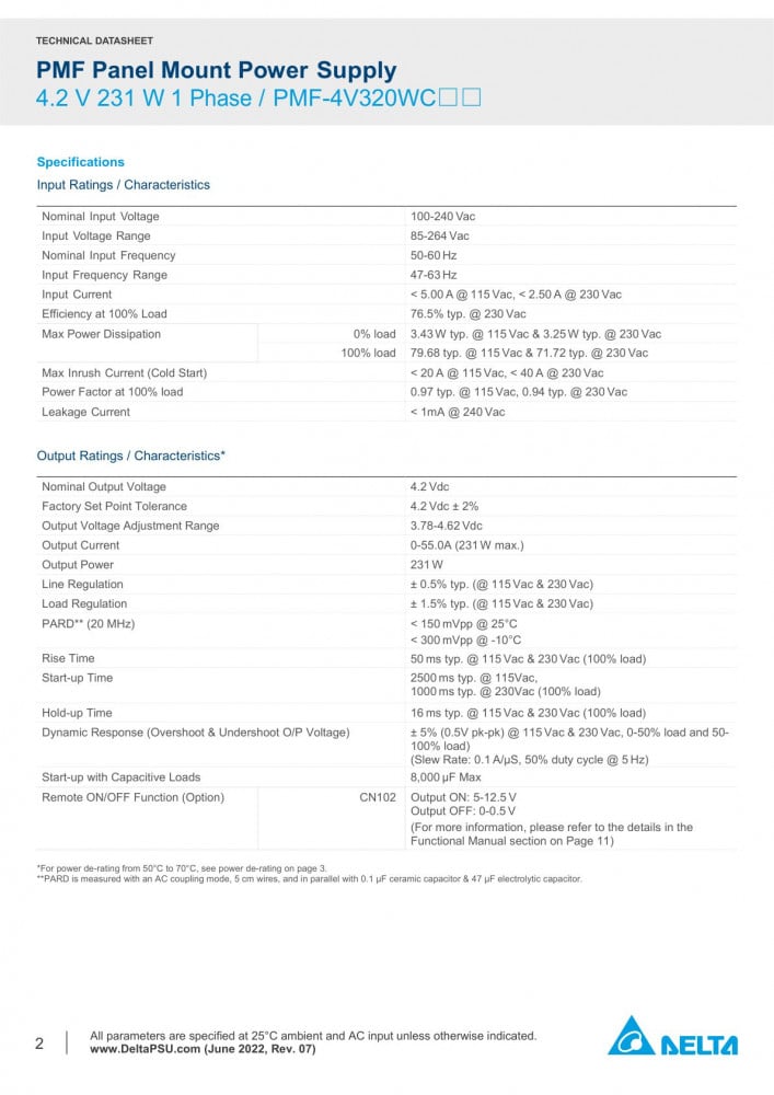 PMF-4V320WCAR datasheet page 2