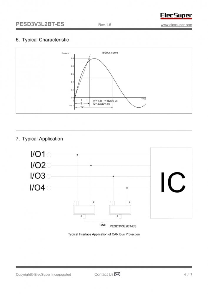 PESD3V3L2BT-ES datasheet page 4