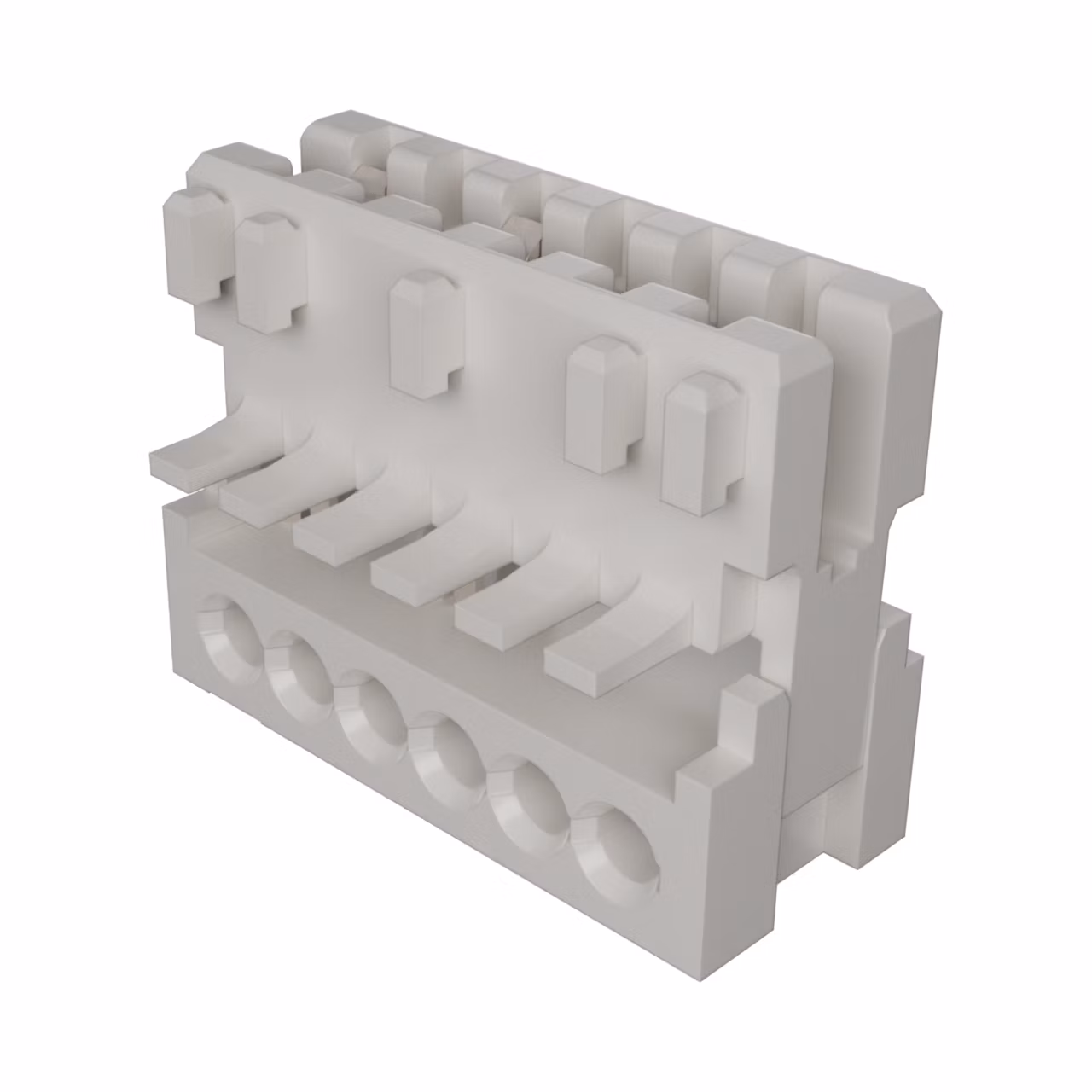 Appli-Mate RAST 2.5 IDT Housing, 2.50mm Pitch, Direct/Indirect, Female, 6 Circuits, Position Keys C and E Removed, Voided Circuits 2, 4, 5 and 6 for sale