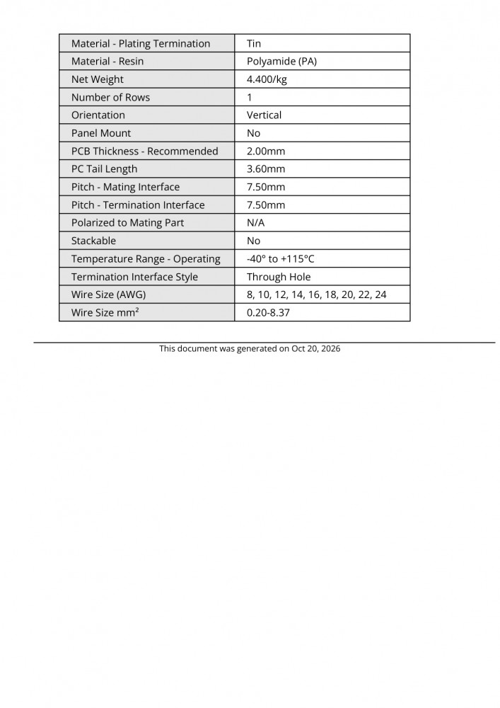 MOLEX 2213920002 technical document page 3