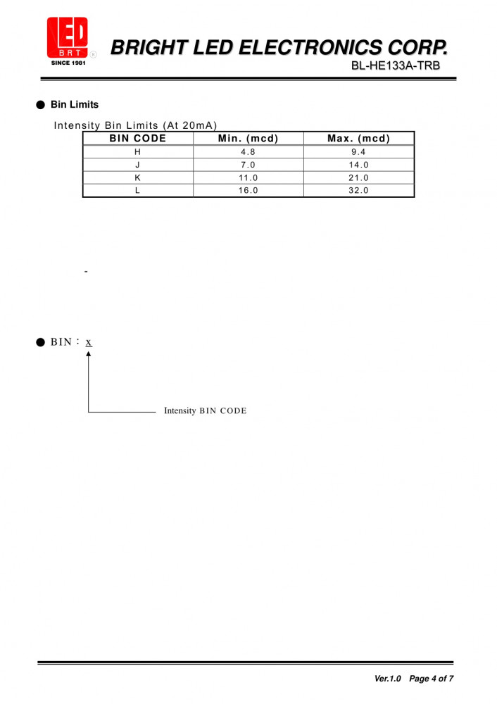 BL-HE133A-TRB datasheet page 4