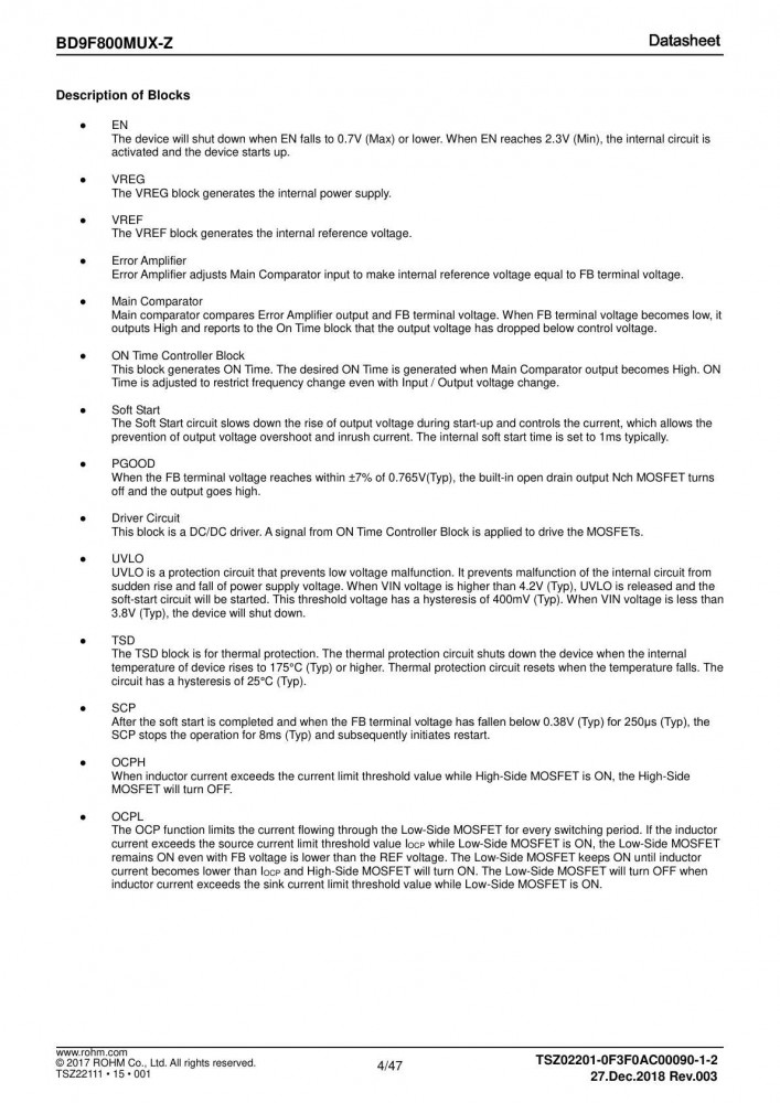 BD9F800MUX-ZE2 datasheet page 4