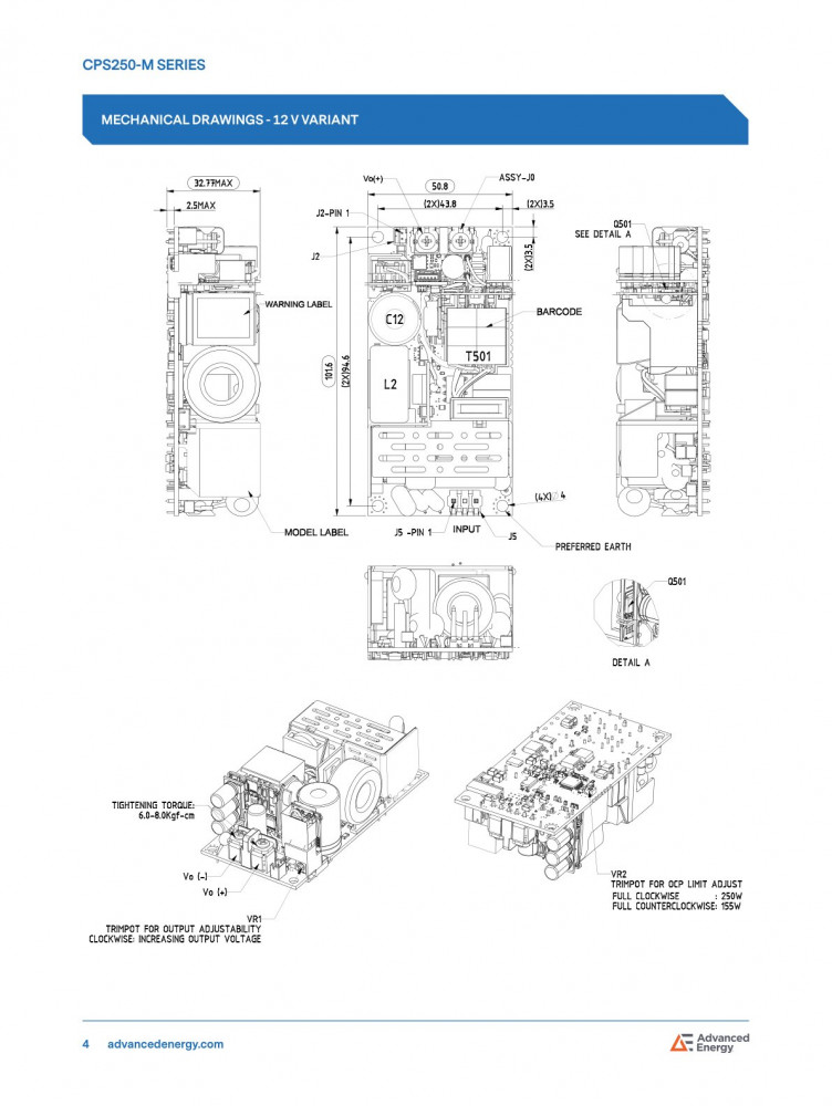 CPS250-M series datasheet page 4