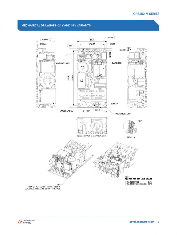 CPS250-M series datasheet page 5