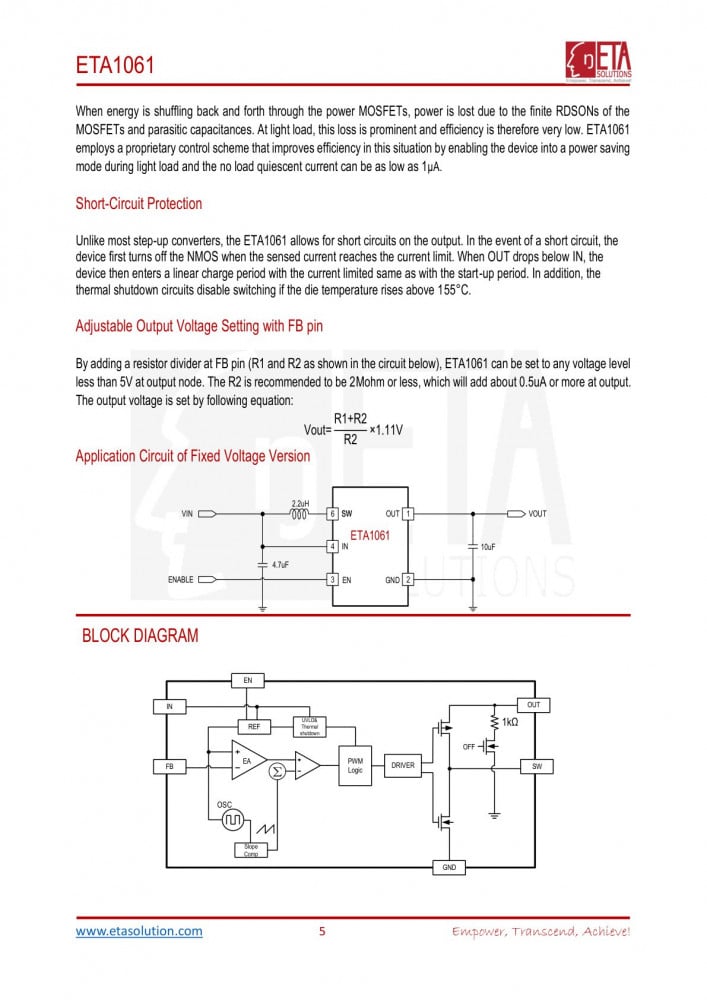 ETA1061S2G datasheet page 5