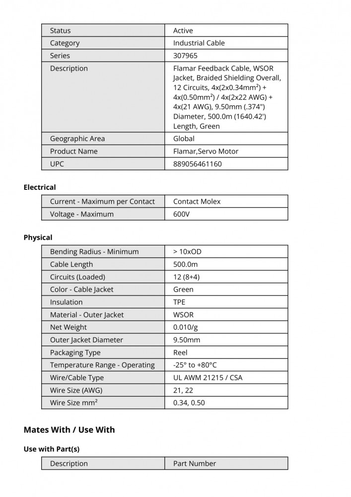 MOLEX 1553219008 technical document image, page 2