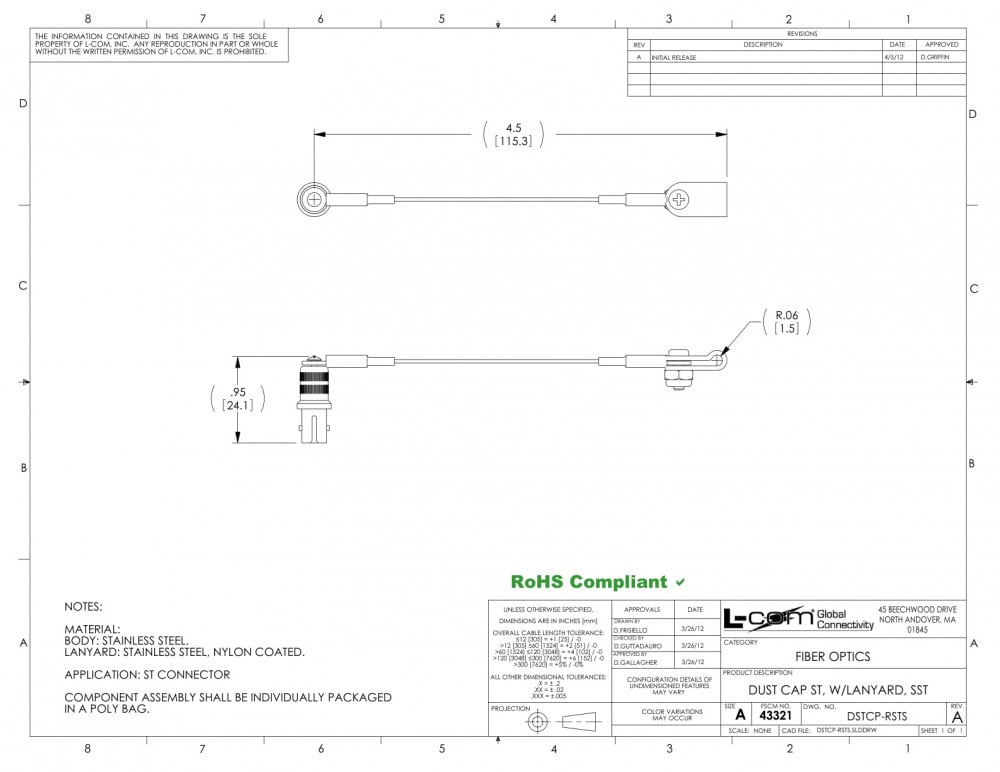 L-com DSTCP-RSTS technical drawing preview