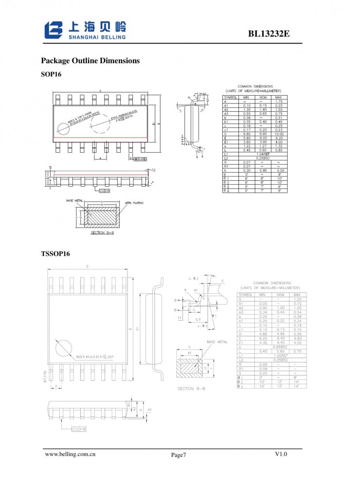 BL13232ETS datasheet page 7