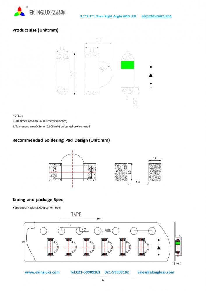 E6C1205VGAC1UDA datasheet page 6