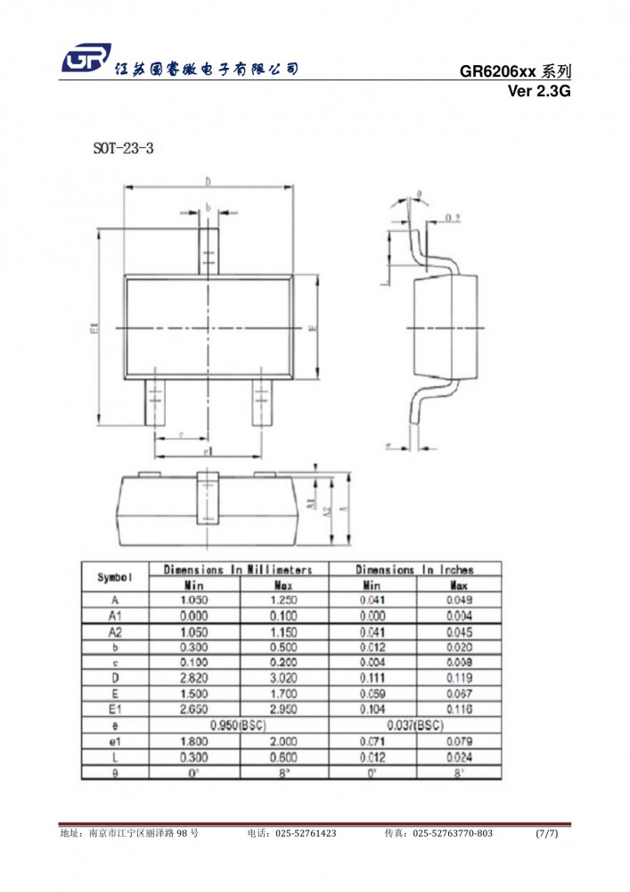 GR6206 datasheet page 7