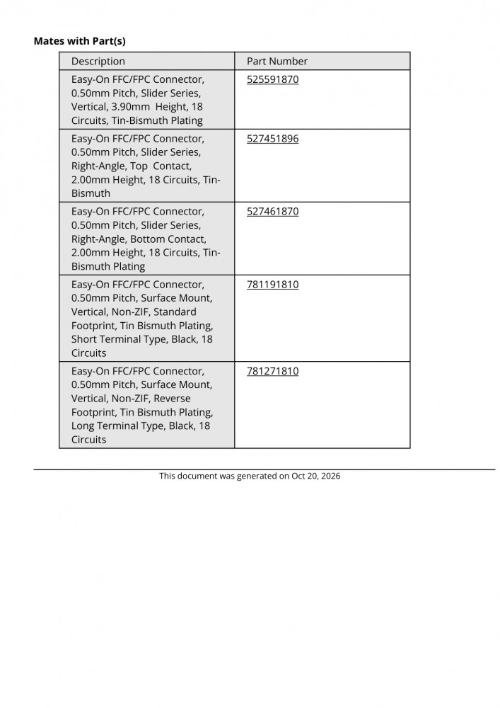 MOLEX 153660201 technical drawing, page 3