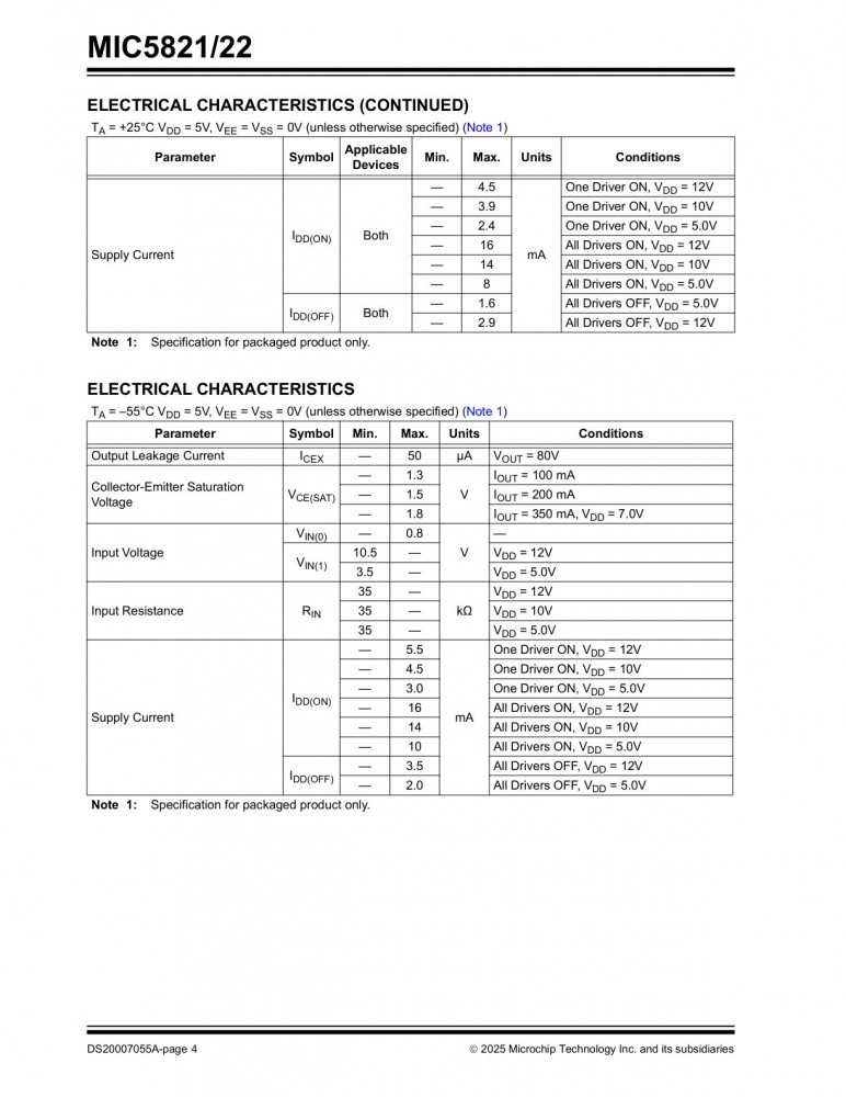 MIC5821 datasheet page 4