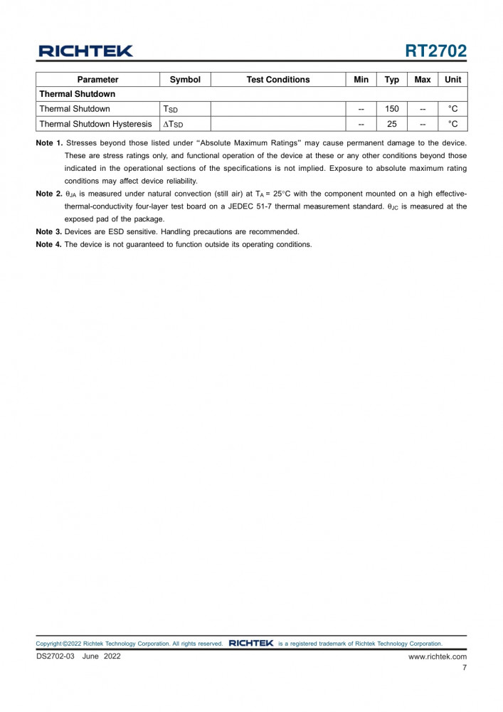 RT2702 technical document page 7