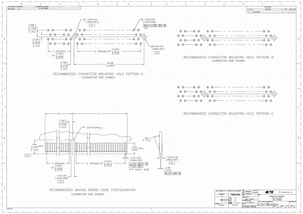 TE Connectivity 5650090 drawing page 2