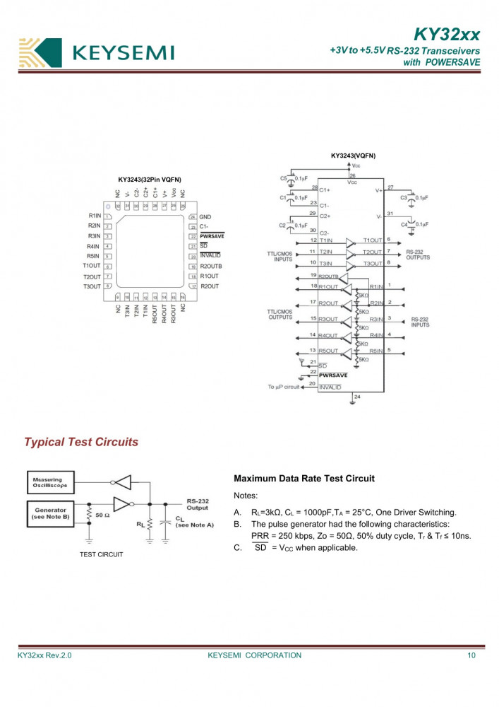 KY3232LEEY datasheet page 10