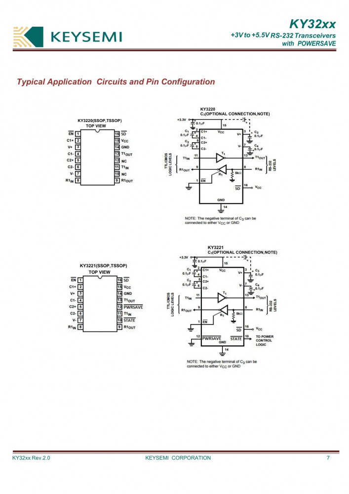 KY3232LEEY datasheet page 7