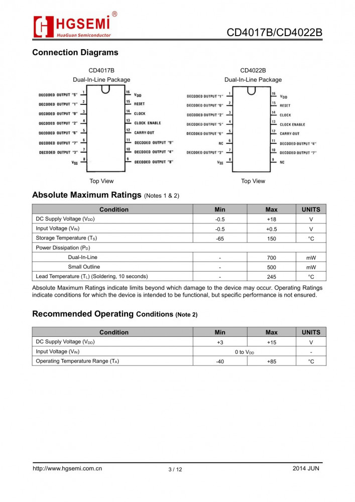 CD4022B technical document page 3