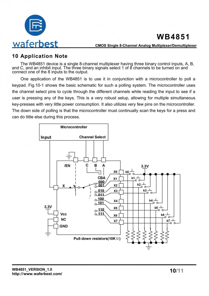 WB4851 datasheet page 10
