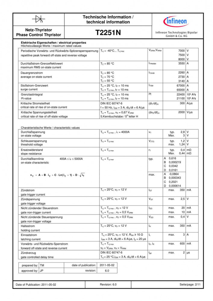 T2251N80TOH technical document page 2
