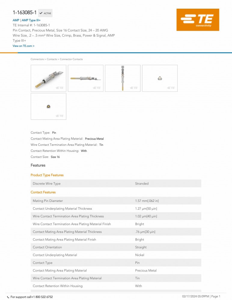 1-163085-1 product document page 1
