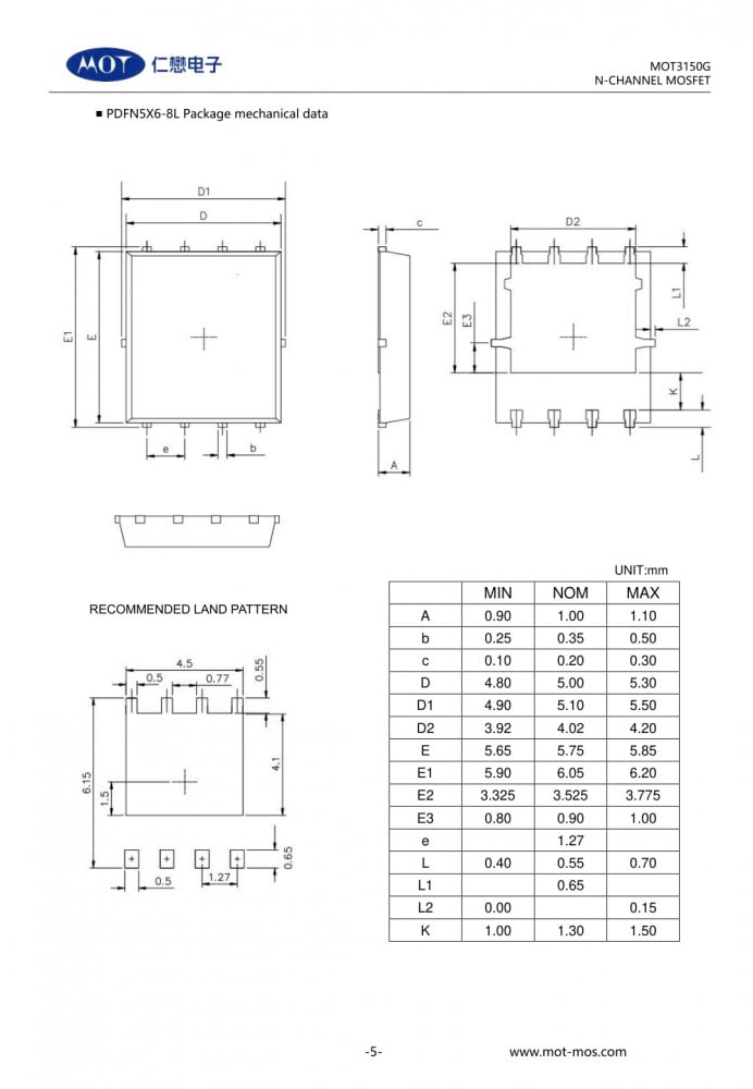 MOT3150G datasheet page 5
