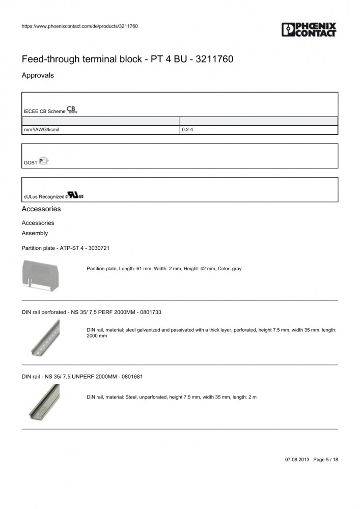 PT 4 BU 3211760 technical document page 5