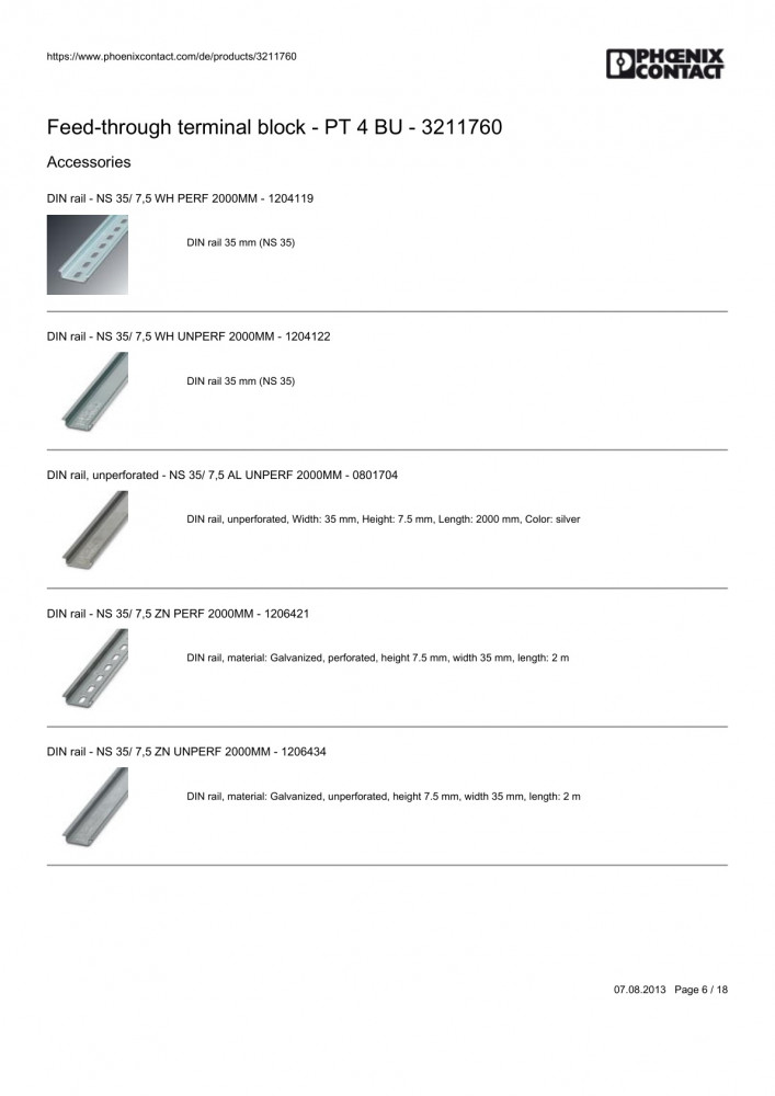 PT 4 BU 3211760 technical document page 6